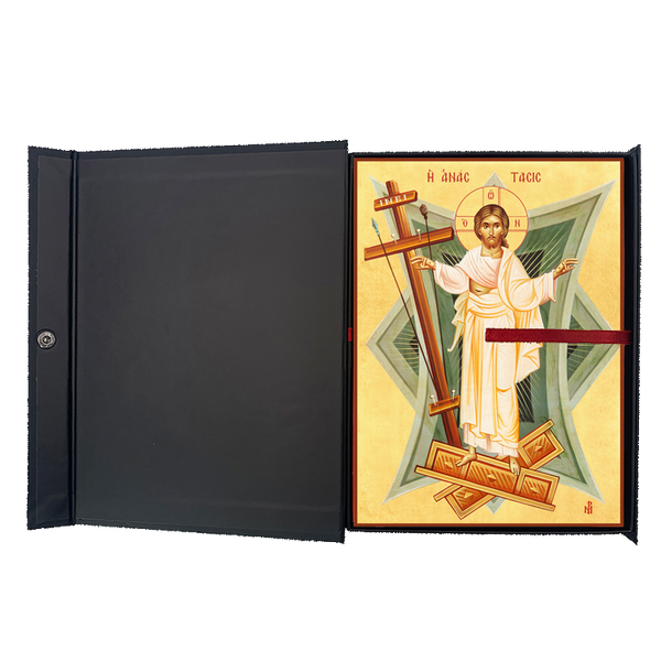 St Rebecca Byzantine Greek Wood Icon with 22 karats Gold Leaf ...