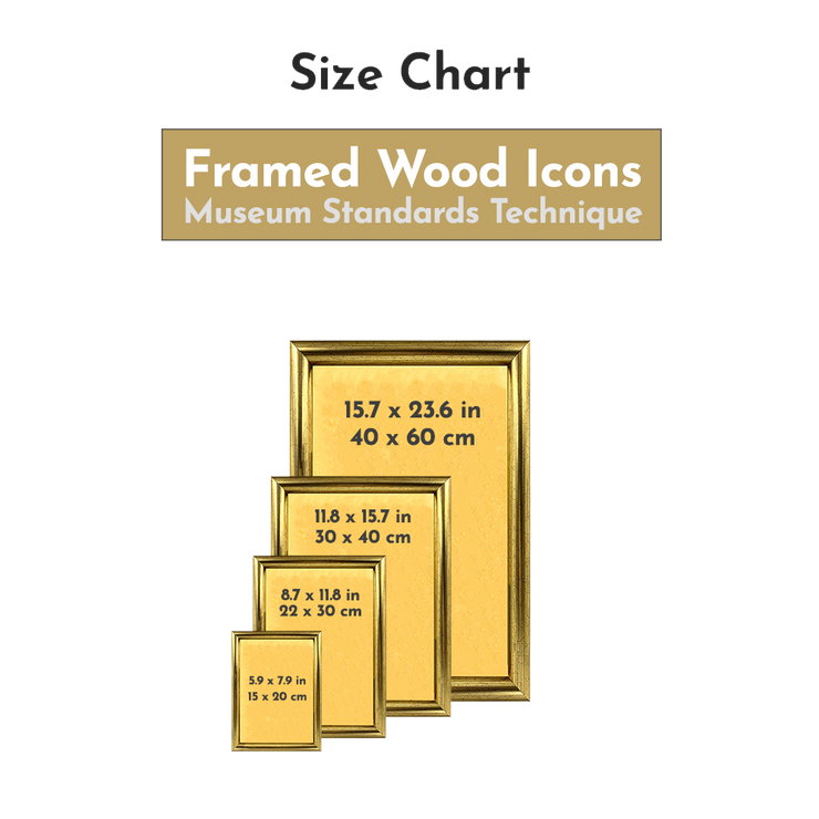 22k Virgin Mary - Exclusive Framed Gold Leaf Orthodox Icon – Agiografia ...