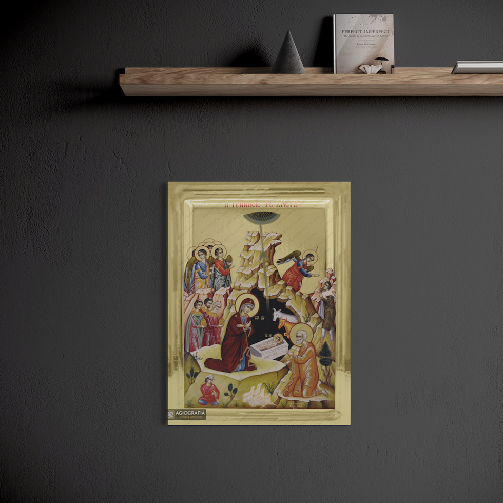 Silk Screen | Recessed | Gilding Effect Gold Foil – Agiografia Icons