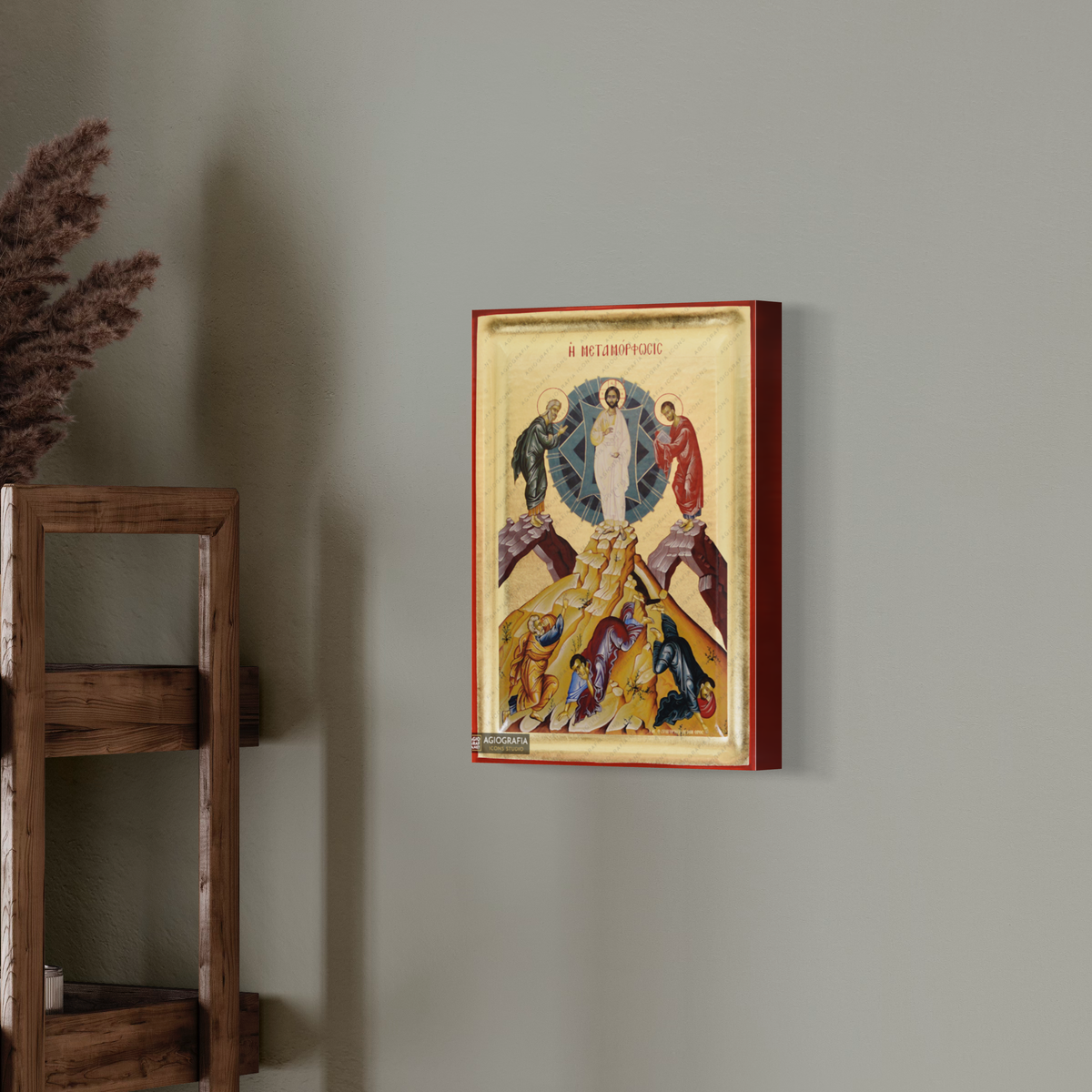 Transfiguration of Jesus Christ Orthodox Wood Icon with Gold Leaf ...