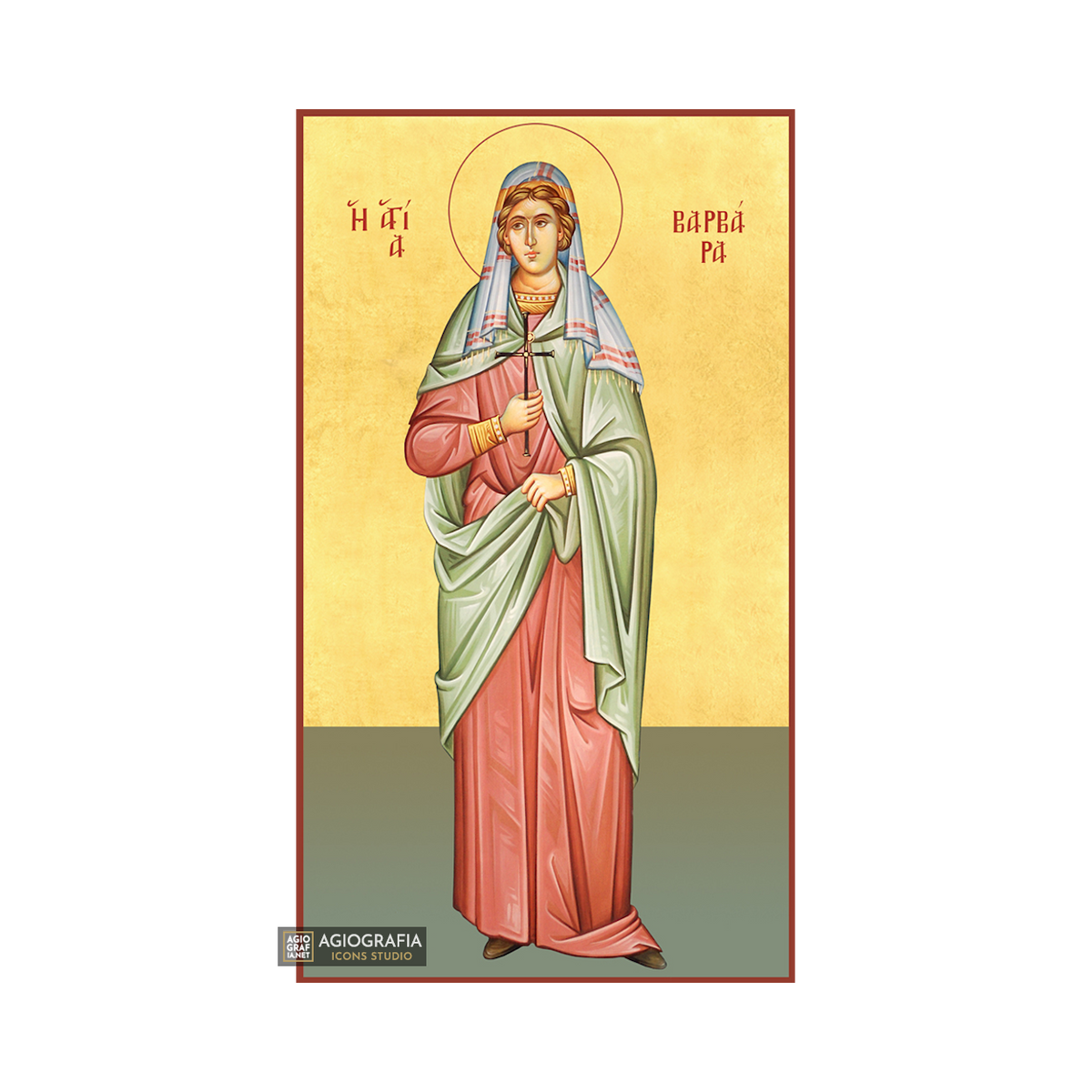 Byzantine Orthodox Icons Collection of the Great Martyrs – Agiografia Icons