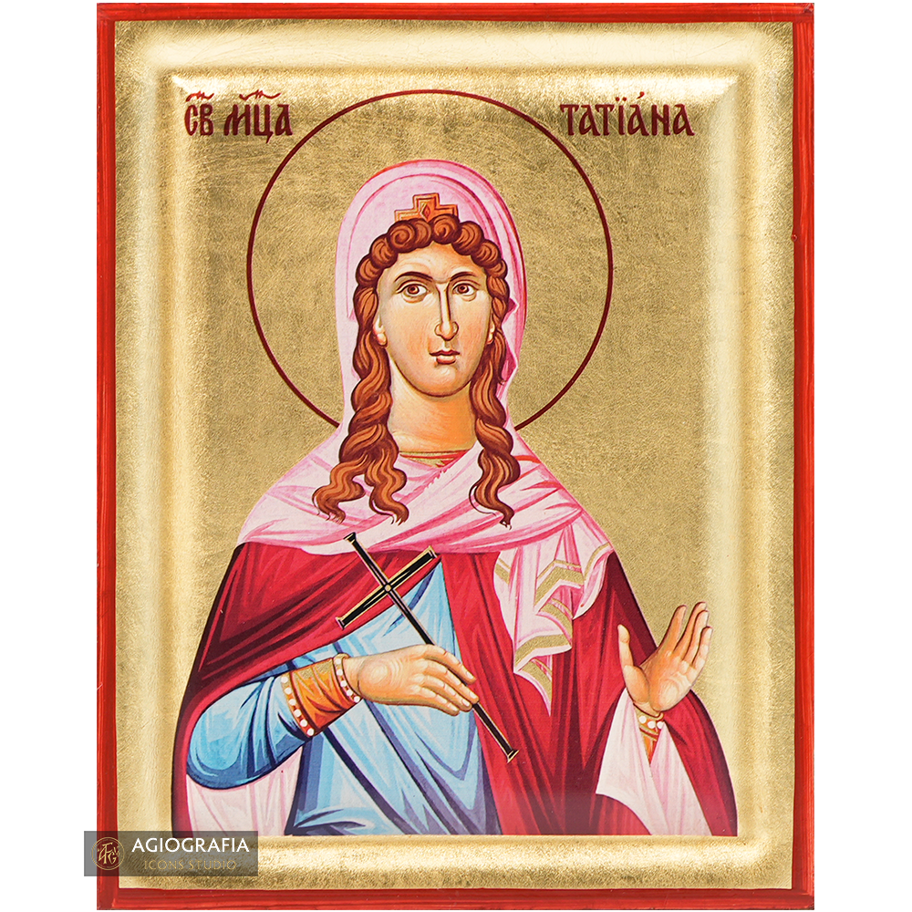 St Tatiana Christian Orthodox Icon on Wood with Gold Leaf – Agiografia ...