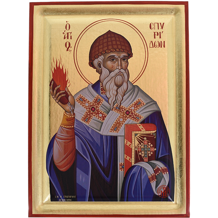 St Moses the Black Byzantine Orthodox Wood Icon with Gold Leaf ...