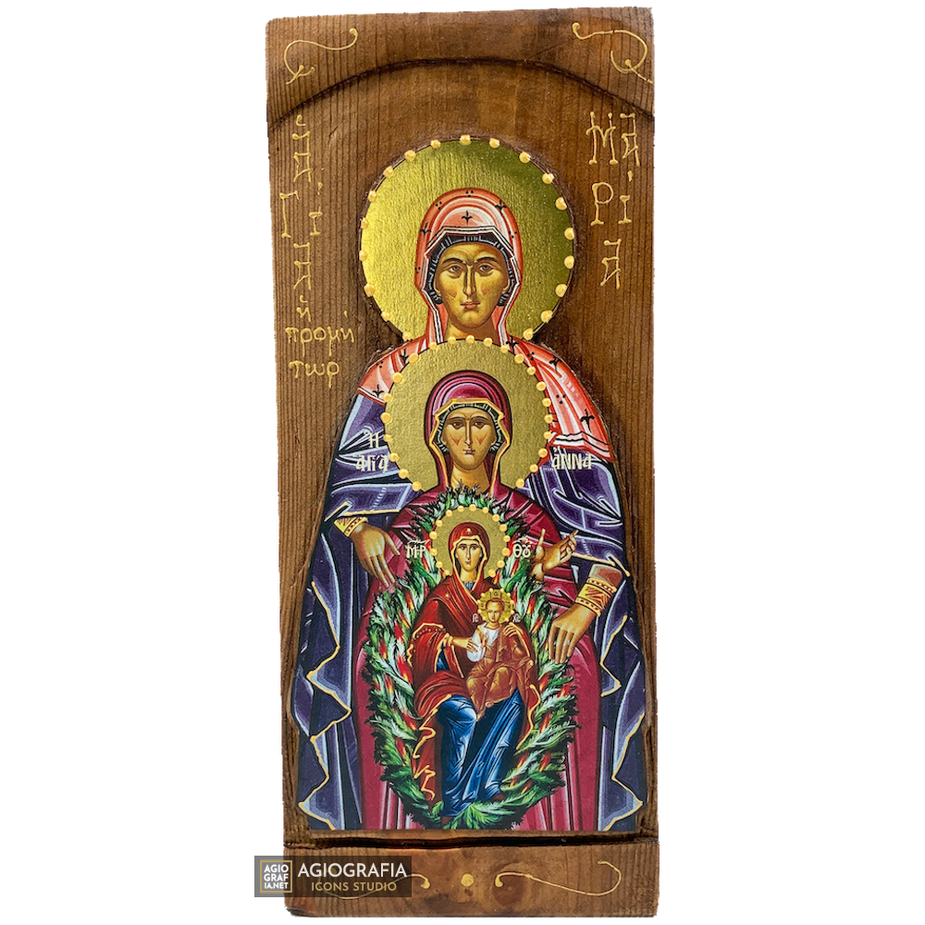 Carved Wood Icons: Textured Christian Art, Greek Craft – Agiografia Icons