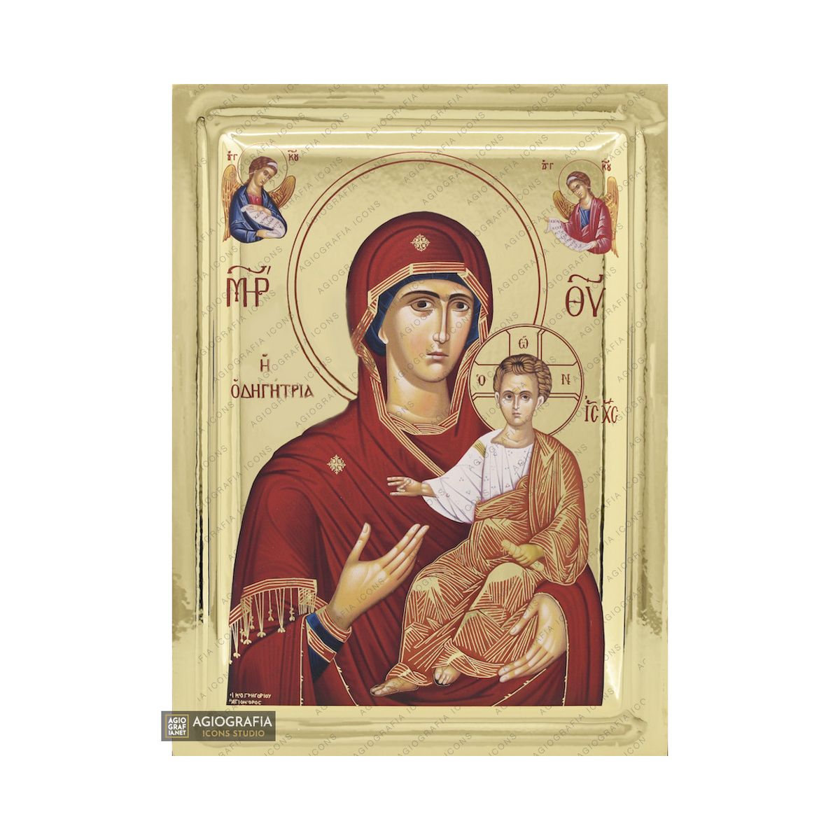 Silk Screen | Recessed | Gilding Effect Gold Foil – Agiografia Icons