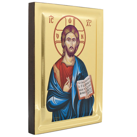 Jesus Christ Great Archbishop Icon with Gilding Effect – Agiografia Icons