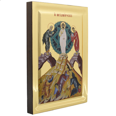 Transfiguration of Jesus Christ Orthodox Icon with Gilding Effect ...